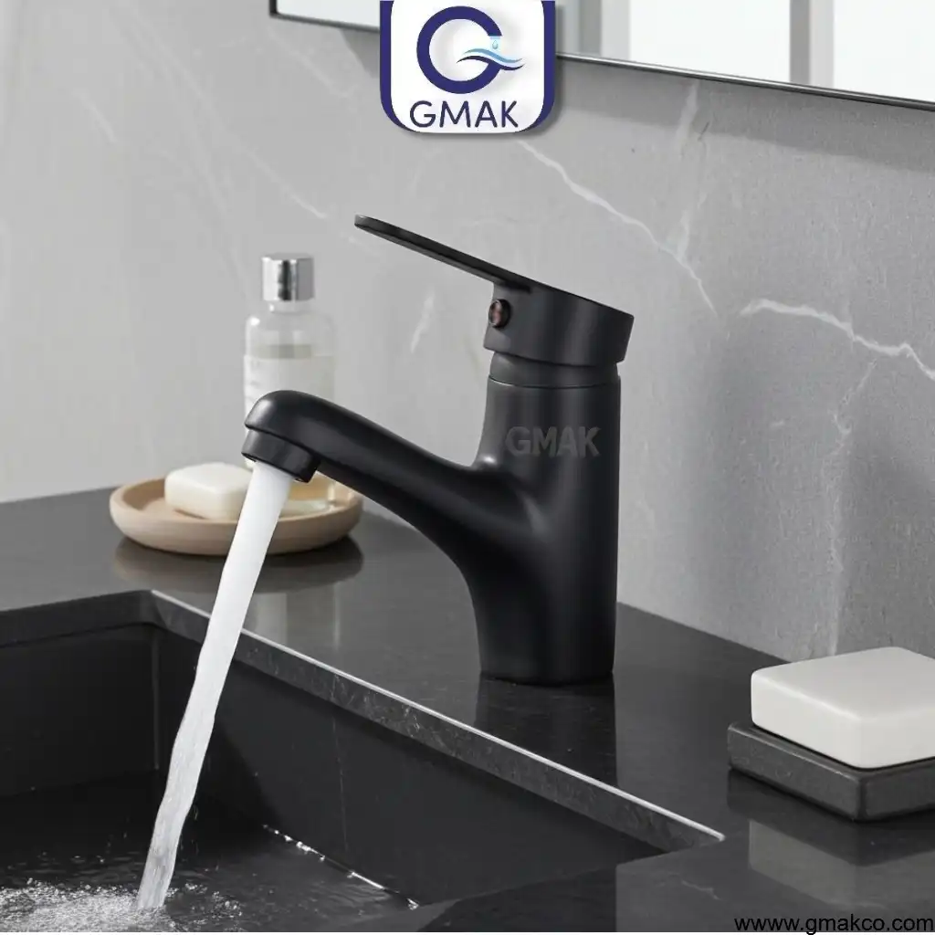 خلاط حوض فلولاين اسود من جيماك - Gmak Store